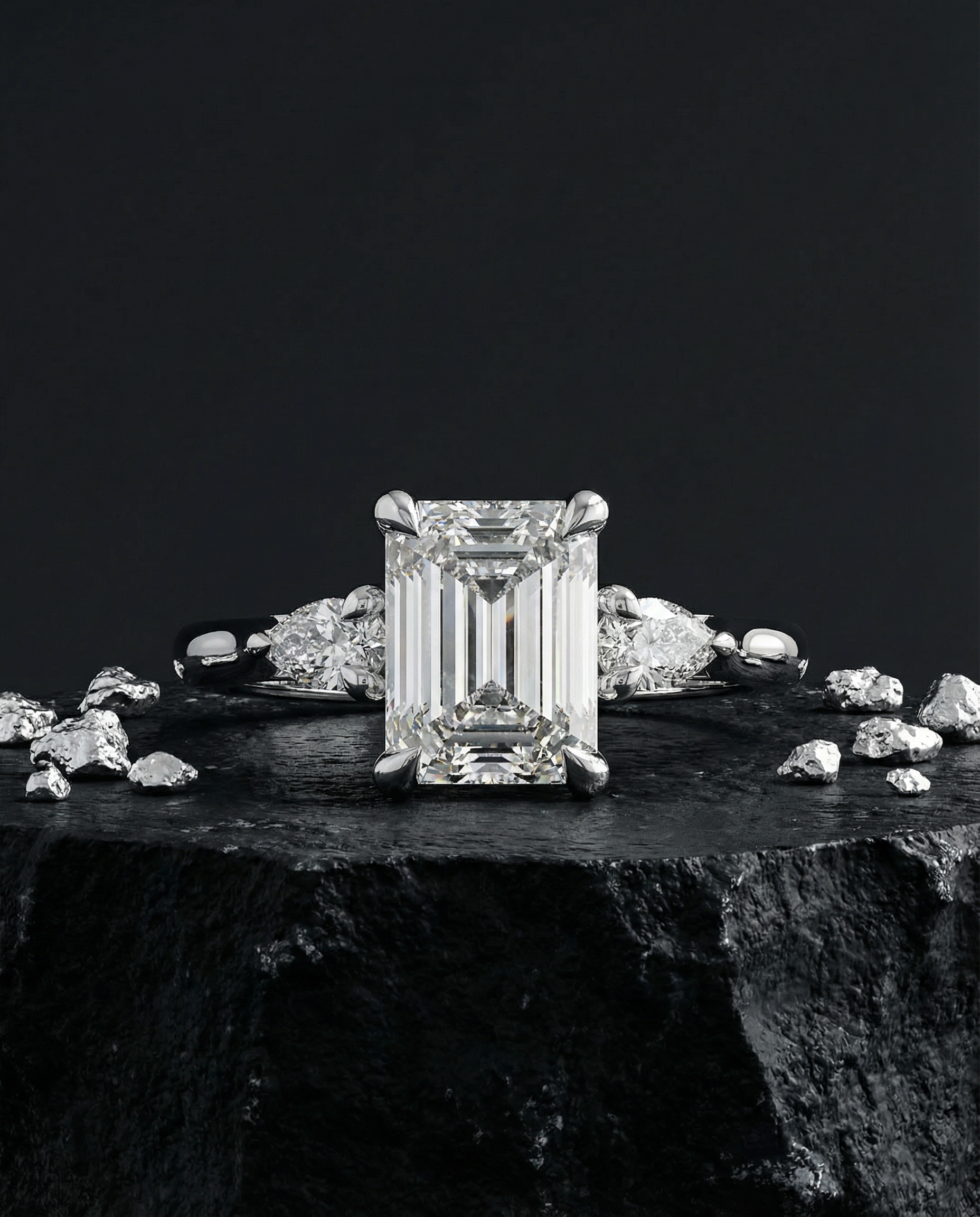 PLATINUM ENGAGEMENT RINGS – AHW Atelier